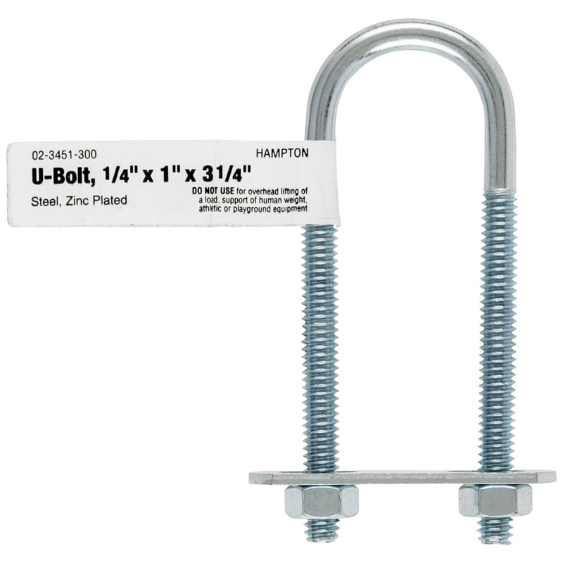 Hampton U-Bolt Bulk Iron Stl - Walmart.com