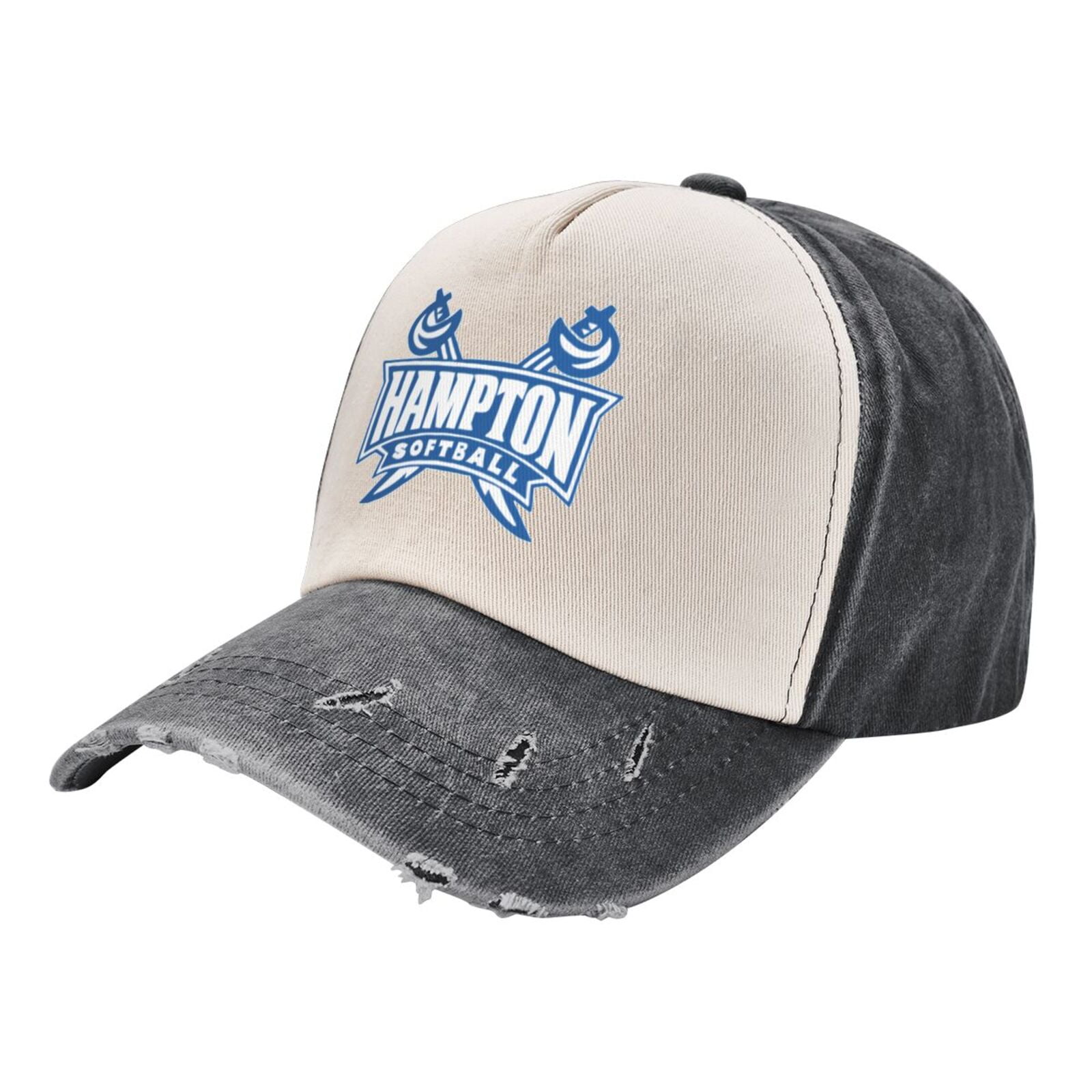 Hampton University Cowboy Collision Color Washed Baseball Cap For Men ...