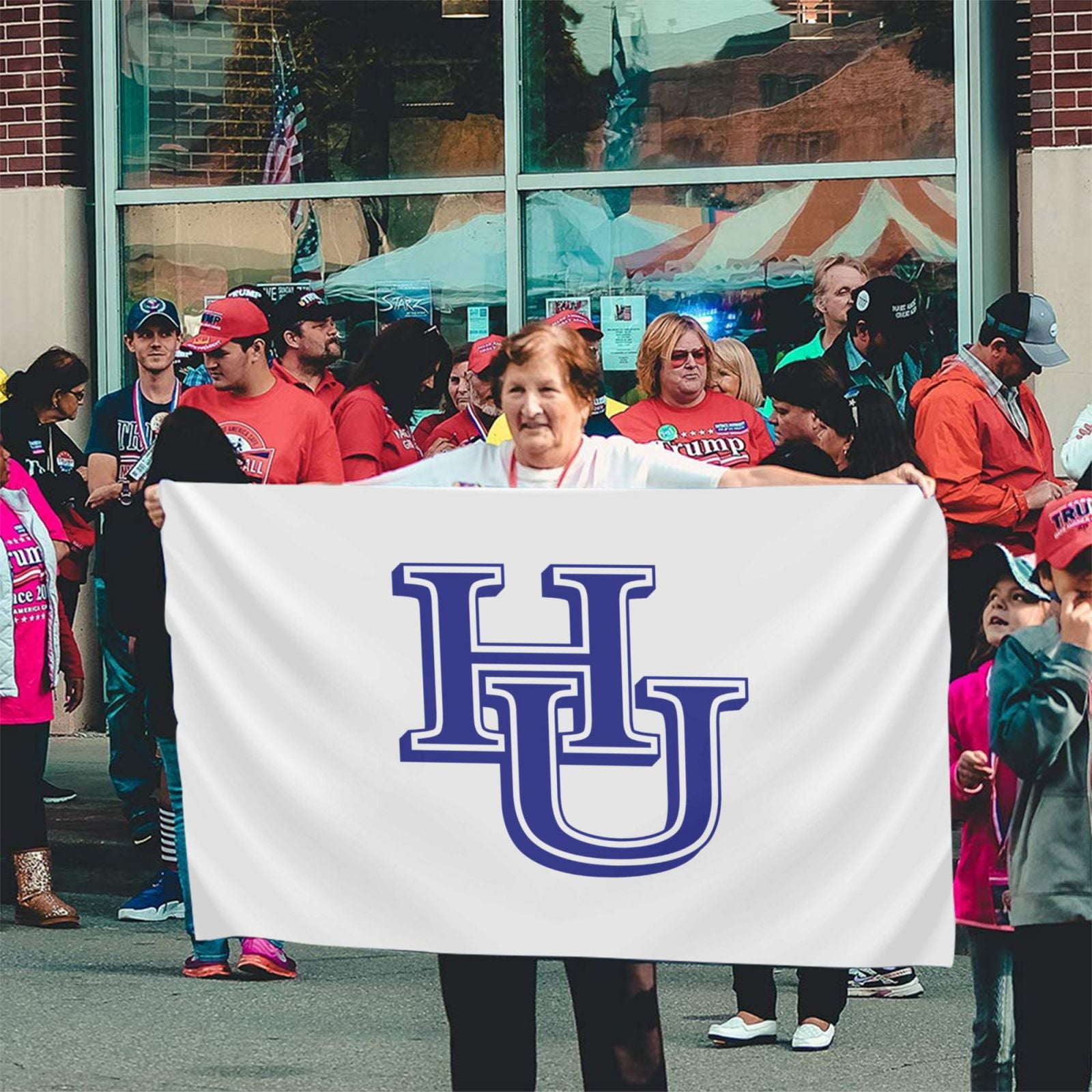 Hampton University Logo Banner Breeze Flag Outdoor Flags Home Flag ...