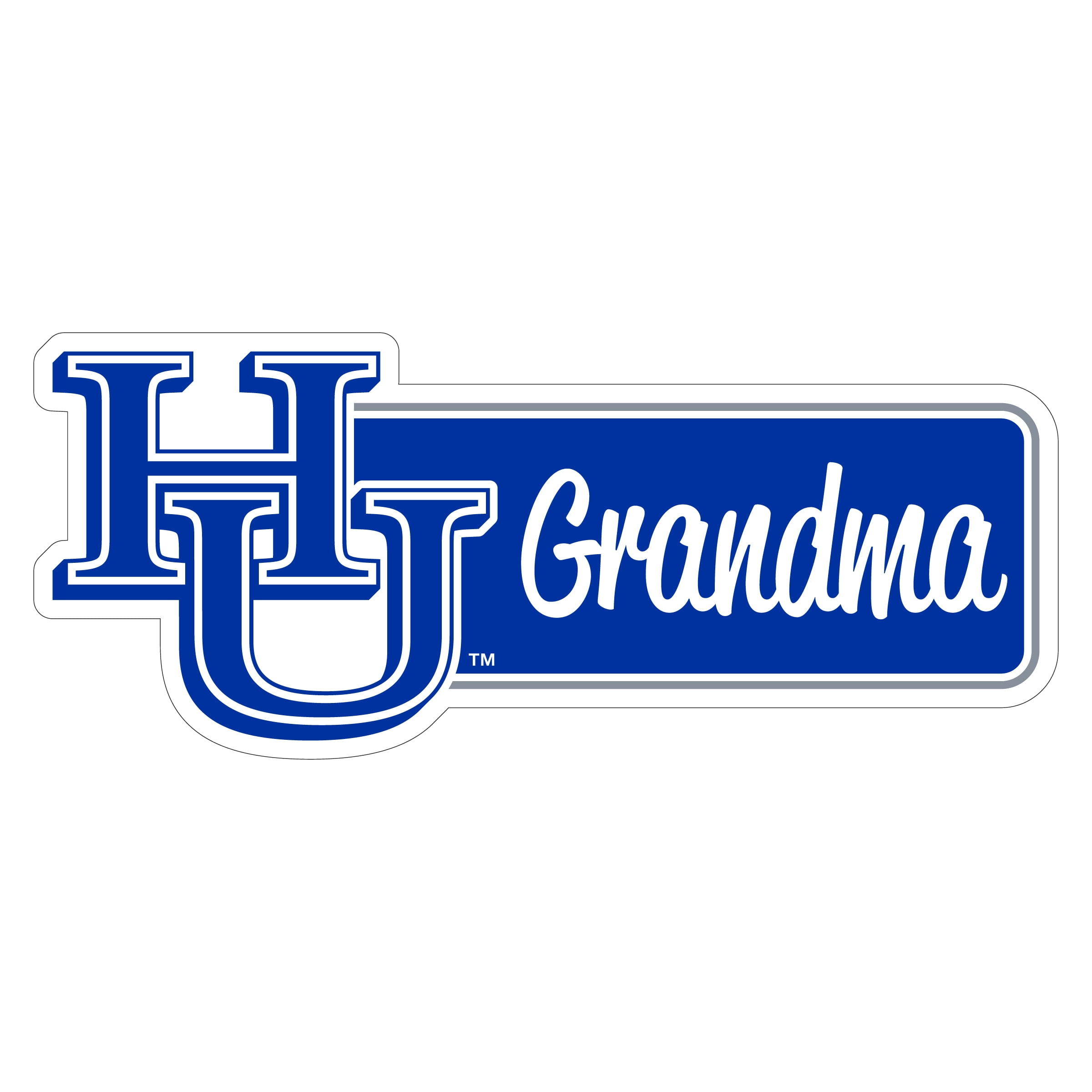 Hampton University Proud Grandma Die Cut Decal Officially Licensed ...