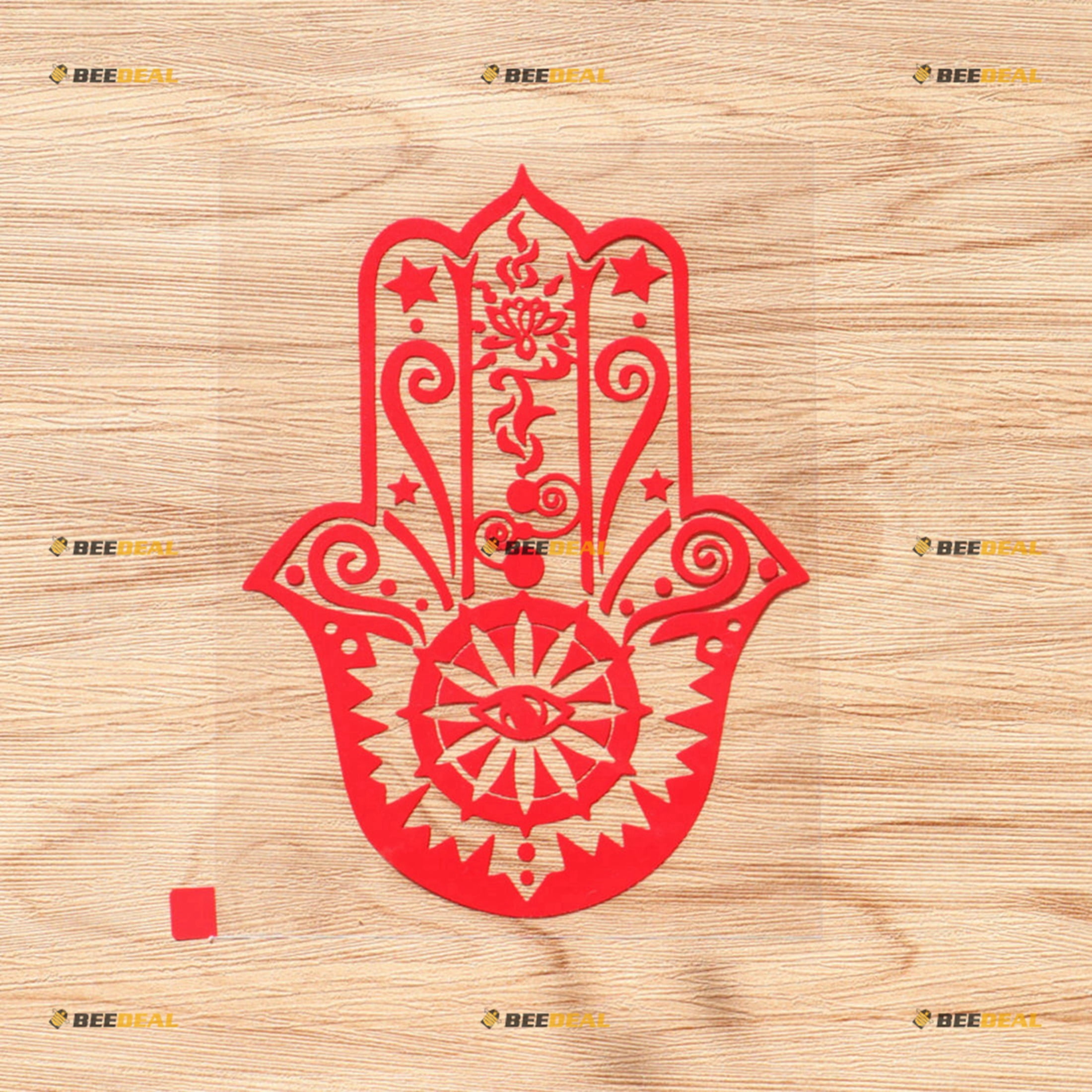 Hamsa Hand Khamsa Decal Sticker Vinyl Fatima Arab - Red 6 Inches - for ...