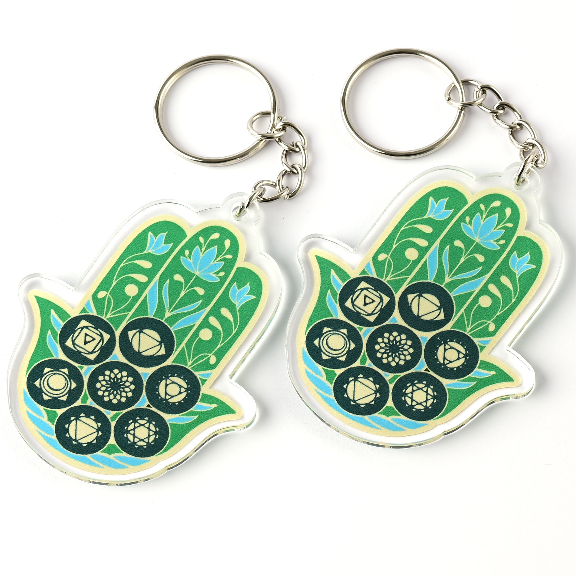 Hamsa Hand Life Force Amulet Feng Shui Keychains, Feng Shui Symbol for ...
