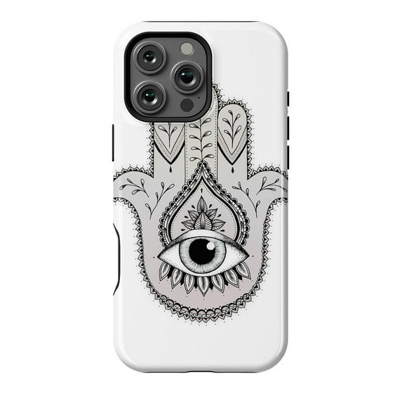 Hamsa Hand Symbol Boho Design iPhone Case 17 16 15 14 13 12 11 Pro Max ...