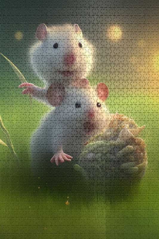 Hamster 500 Piece Puzzle For Adults, High Resolution, Matte Finish ...