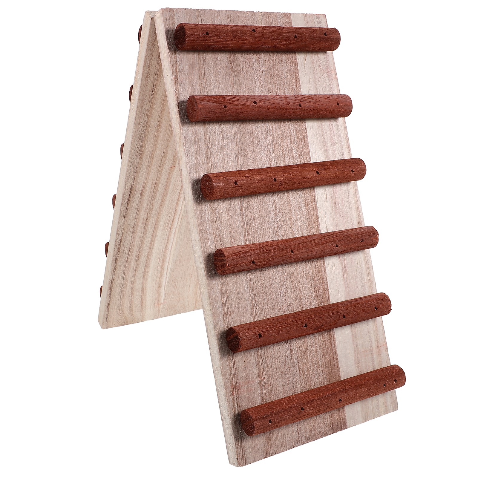 HONITANO Wooden Hamster Ladder Toy Khaki for Small Pets Owners 1Set 22 ...