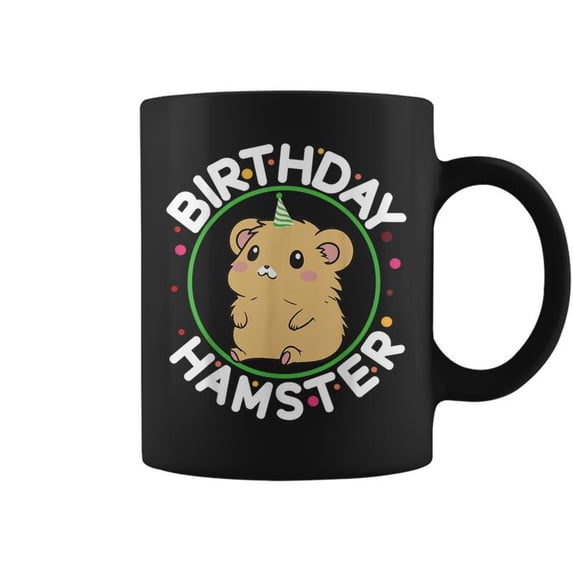 Hamster Birthday Party Birthday Hamster Coffee Mugs - Walmart.com