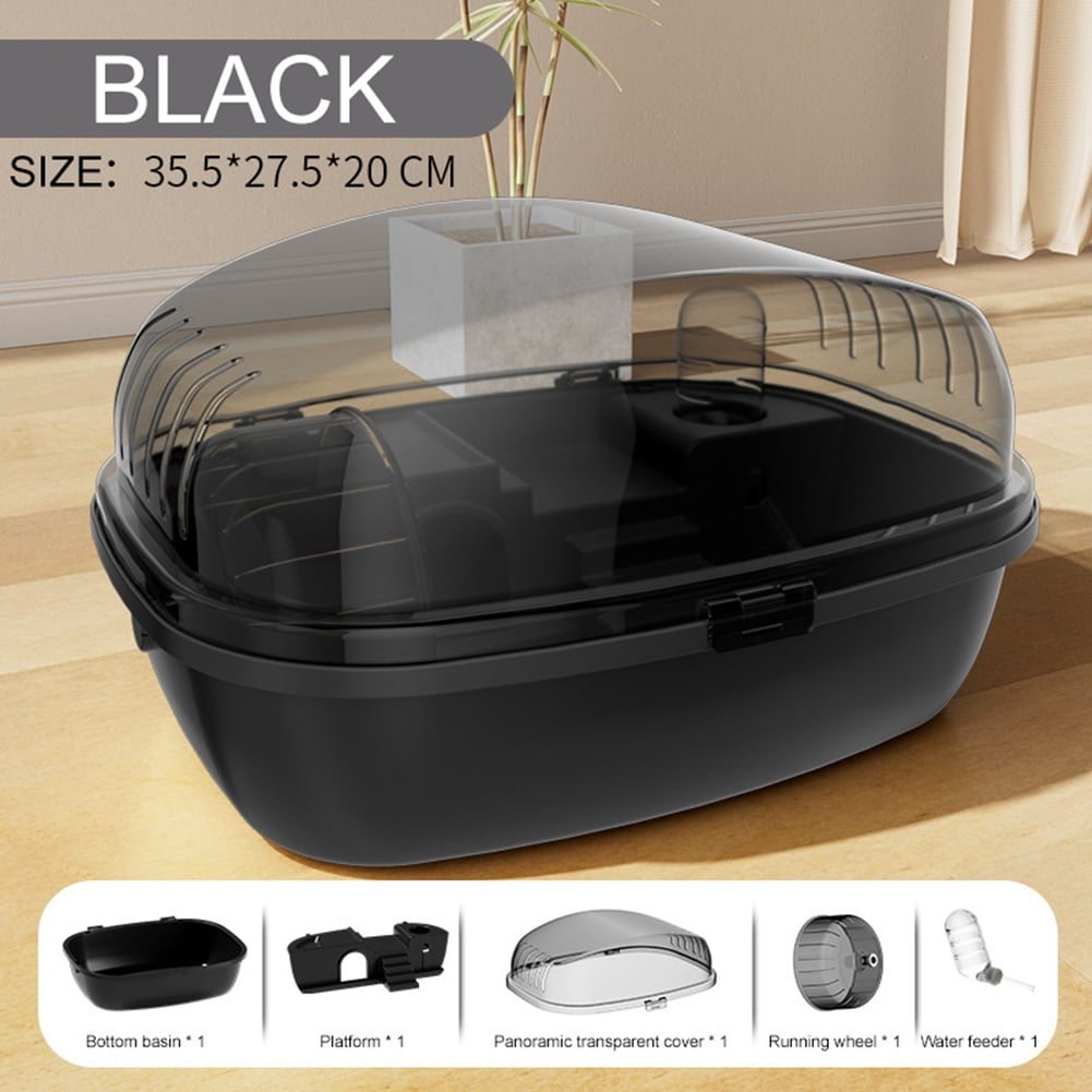 Hamster Cage & Guinea Pig Cages,Transparent Large Acrylic Cage for ...