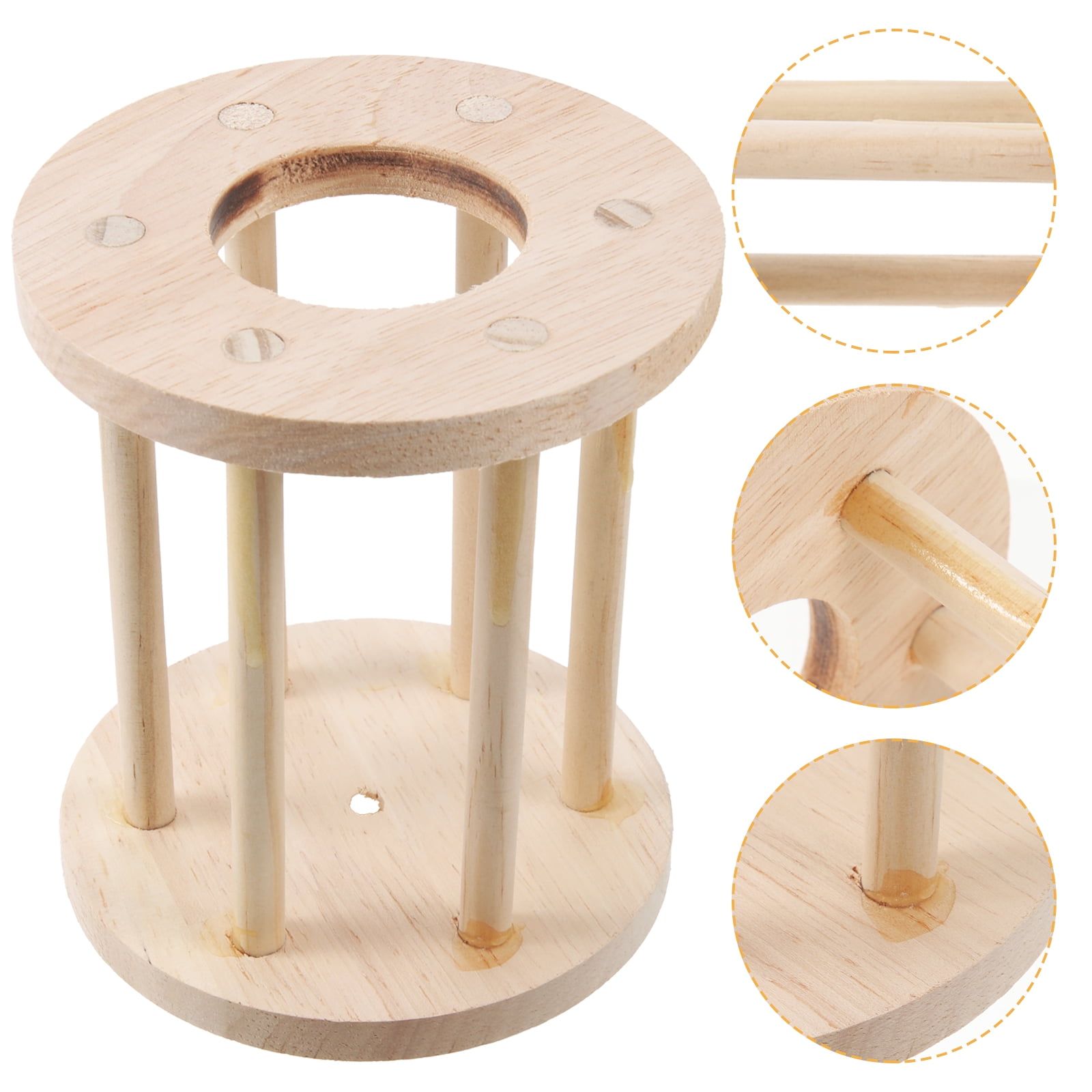 Hamster Cages Hay Feeder Grass Frame Hamster Grass Rack 15X15X8CM Khaki ...