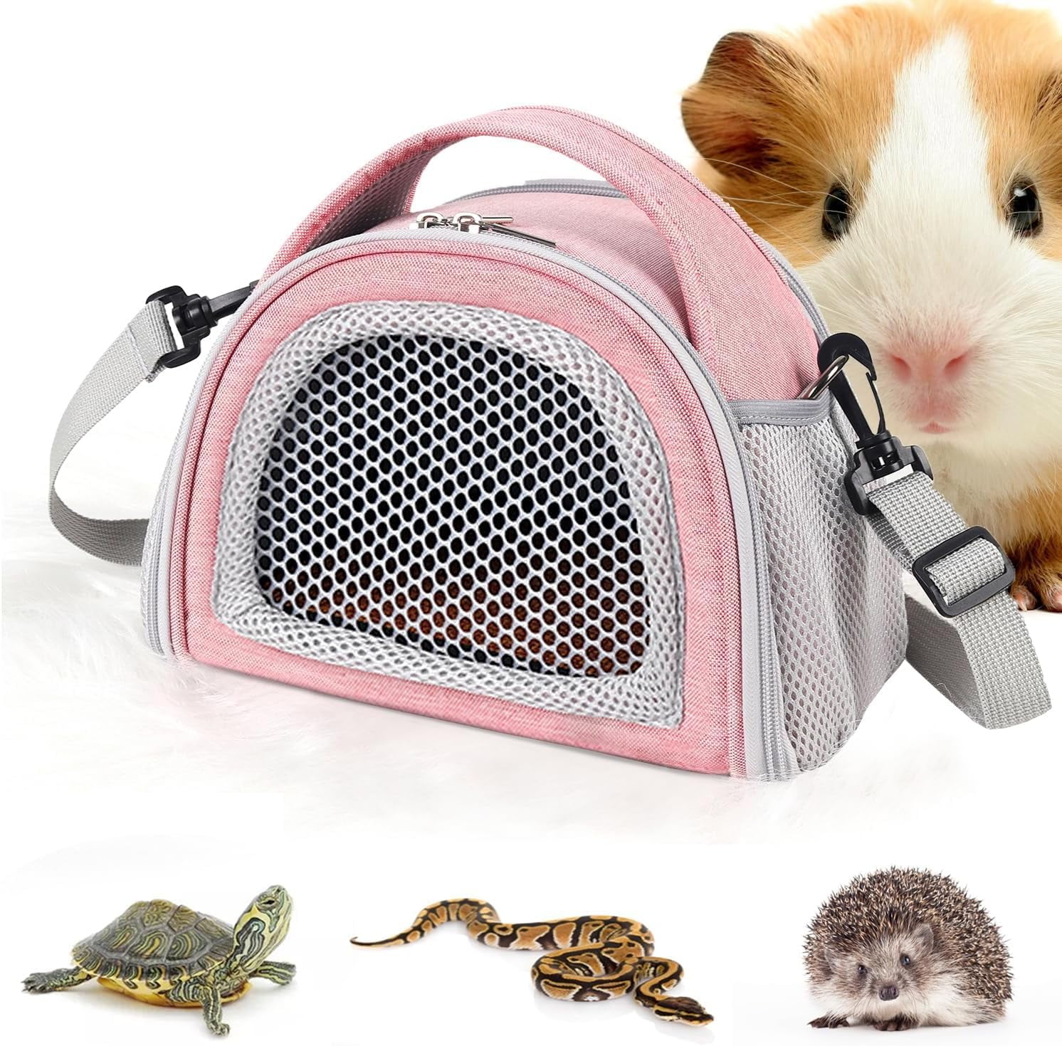 Hamster Carrier Guinea Pig Carrier Bag Small Animal Sugar Glider Pouch ...