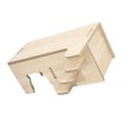 Hamster Cave House with Window and Hole for Air Circulations Great for ...