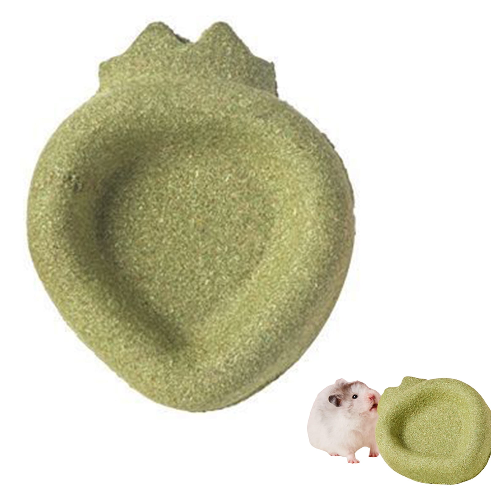 Hamster Chew-A-Bowl Toy, Hamster Food Bowl Wood Edible Chew Toys for ...