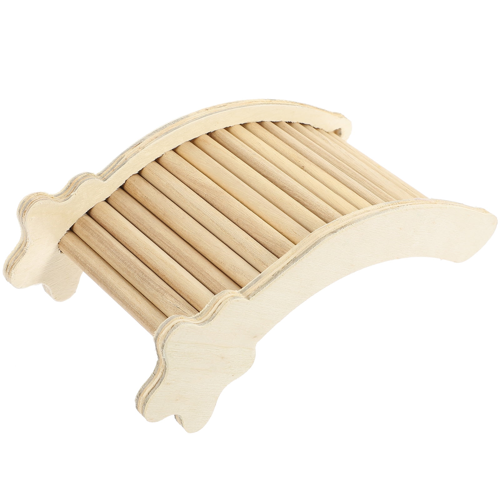 Hamster Climbing Ladder Reptile Bridge Toy for Chinchilla Wooden ...