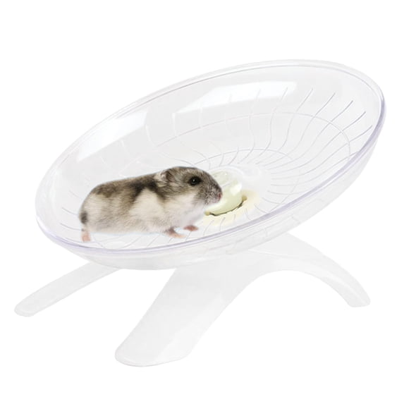 Hamster Flying Saucer Silent Running Exercise Wheel for Gerbil Rat ...