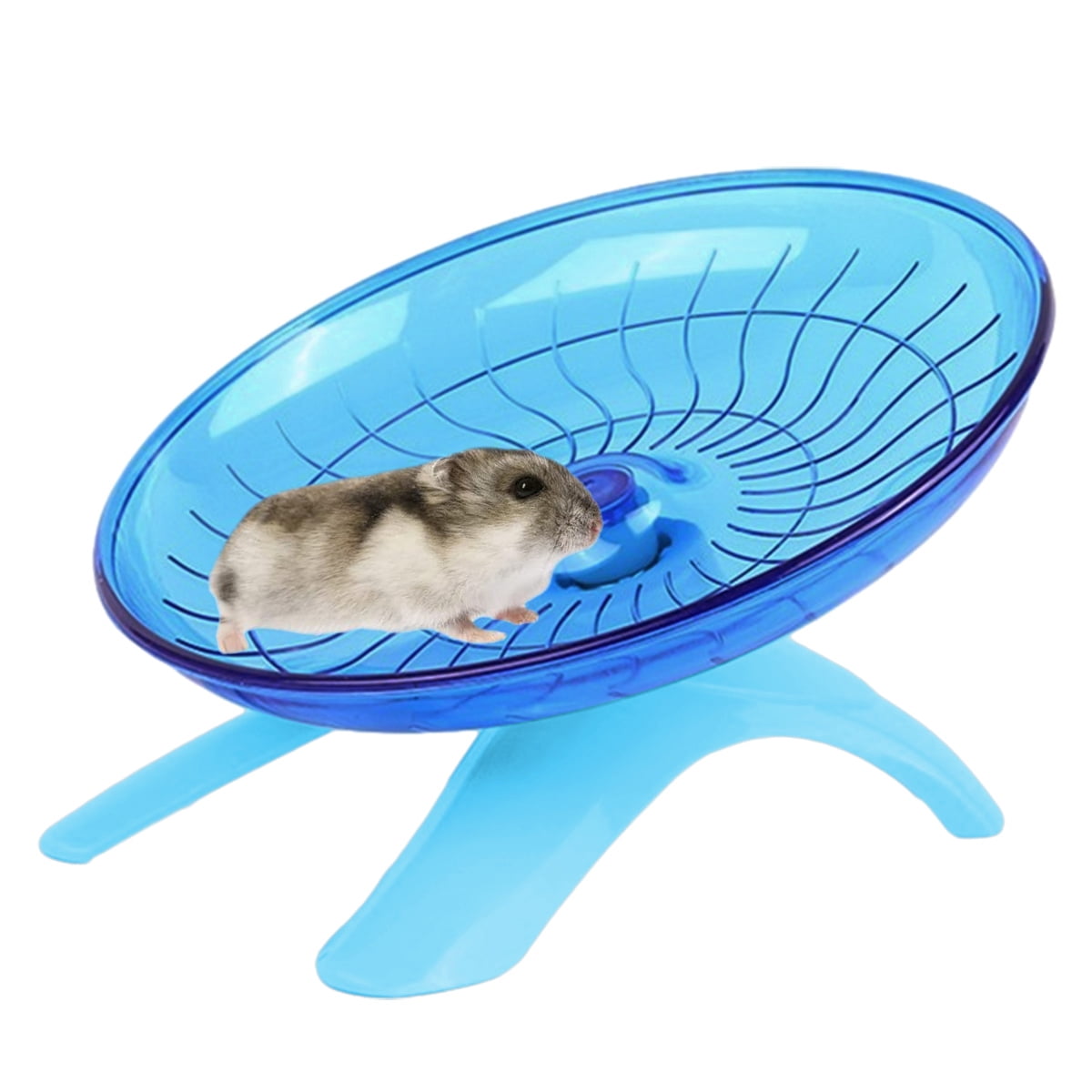 Hamster Flying Saucer Silent Running Exercise Wheel for Gerbil Rat ...