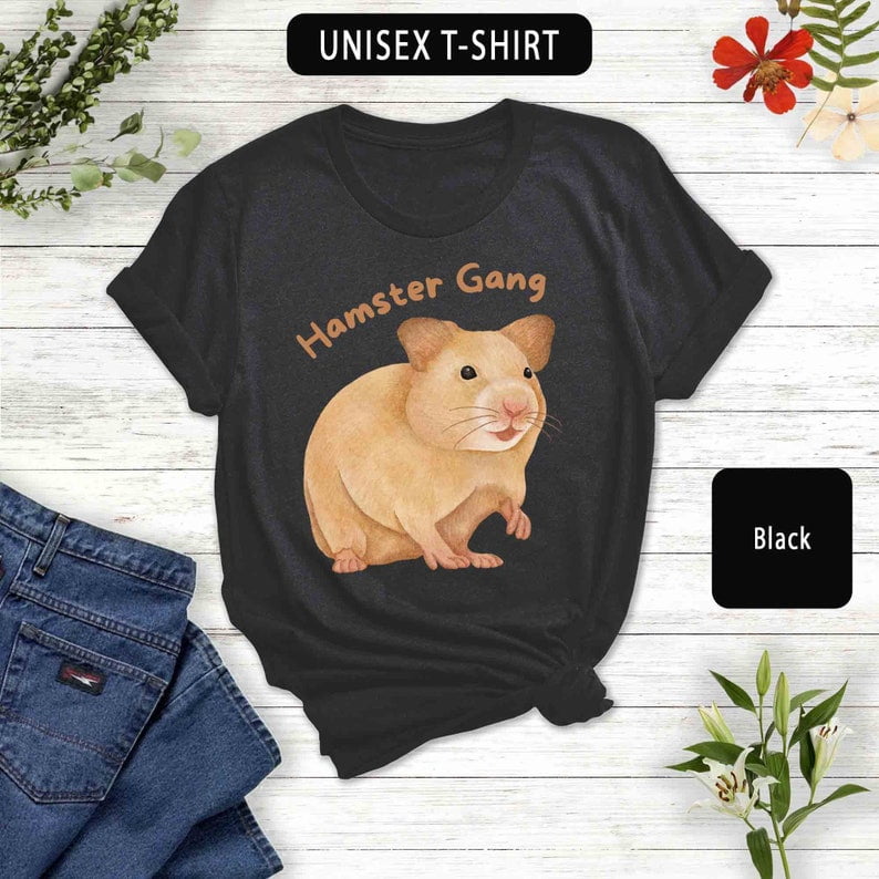 Hamster Gang Shirt, Animal Lover Gift Graphic Tee - Walmart.com