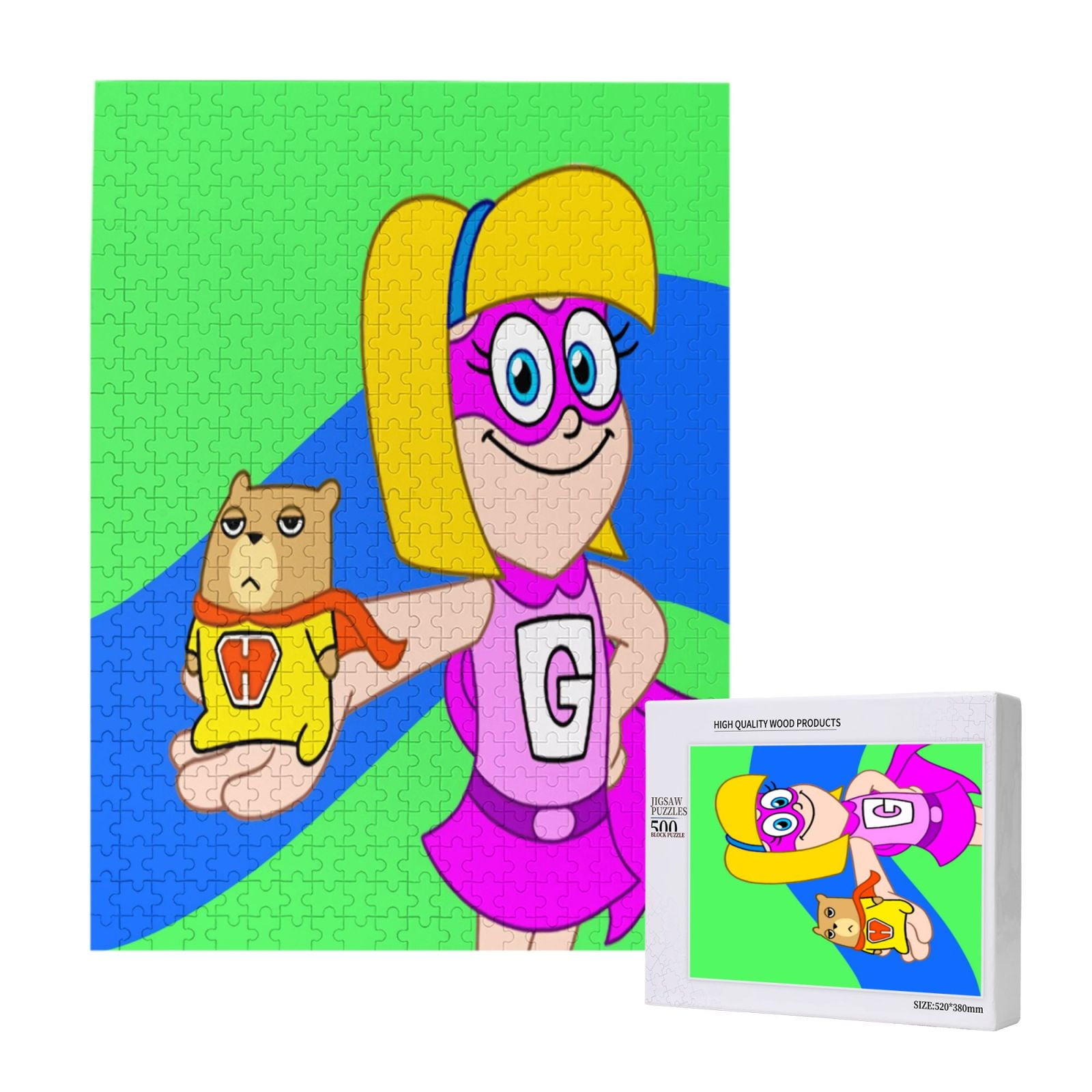 Hamster & Gretel Jigsaw Puzzle 300 500 1000 Piece Colorful Puzzles ...