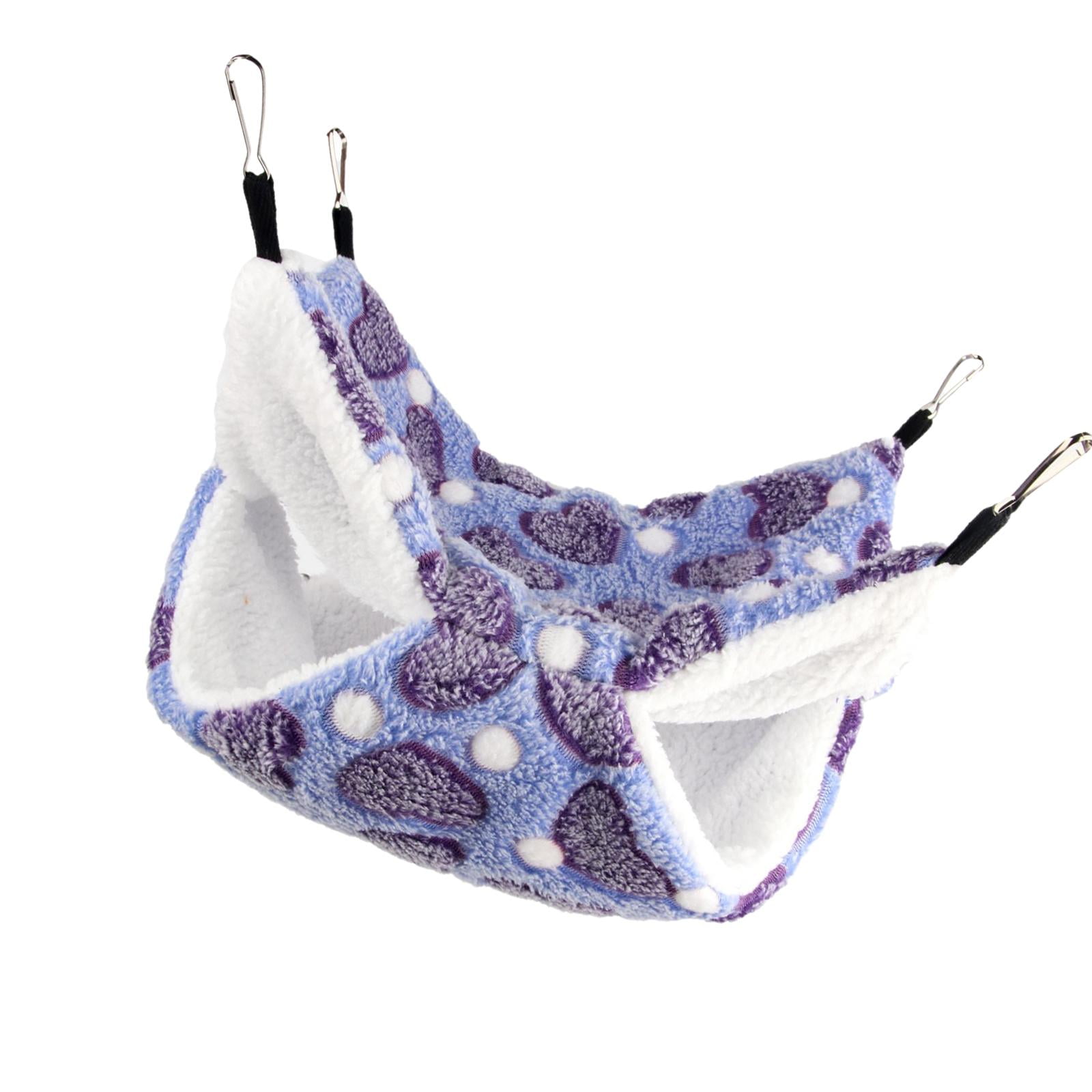 Hamster Hammock Bed Hanging Hideout House for Small Animals Mouse Rat ...