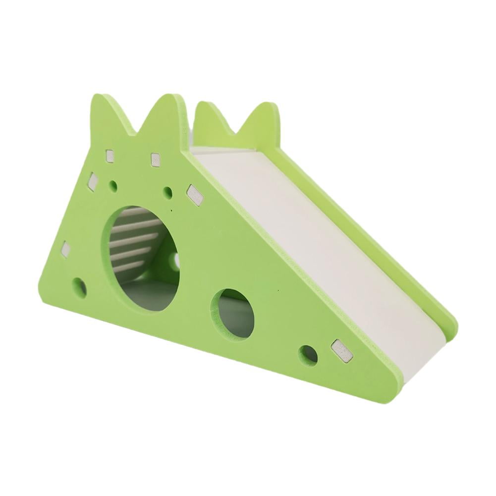 Hamster Hideout House Cages Accessories Slide Ladder Mouse Pet Exercise ...