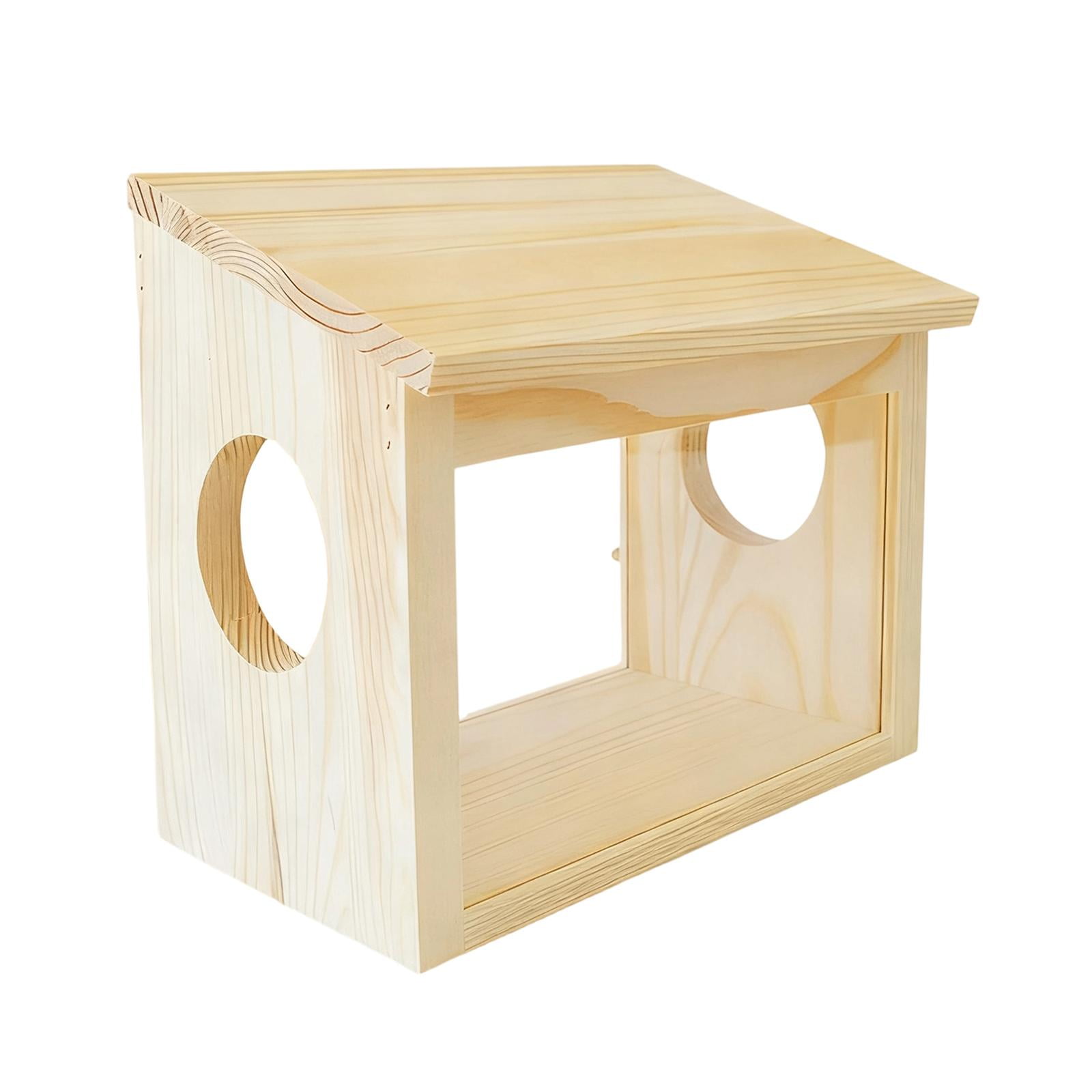 Hamster House Digging Box Sand Bath Container Solid Wood Material for ...