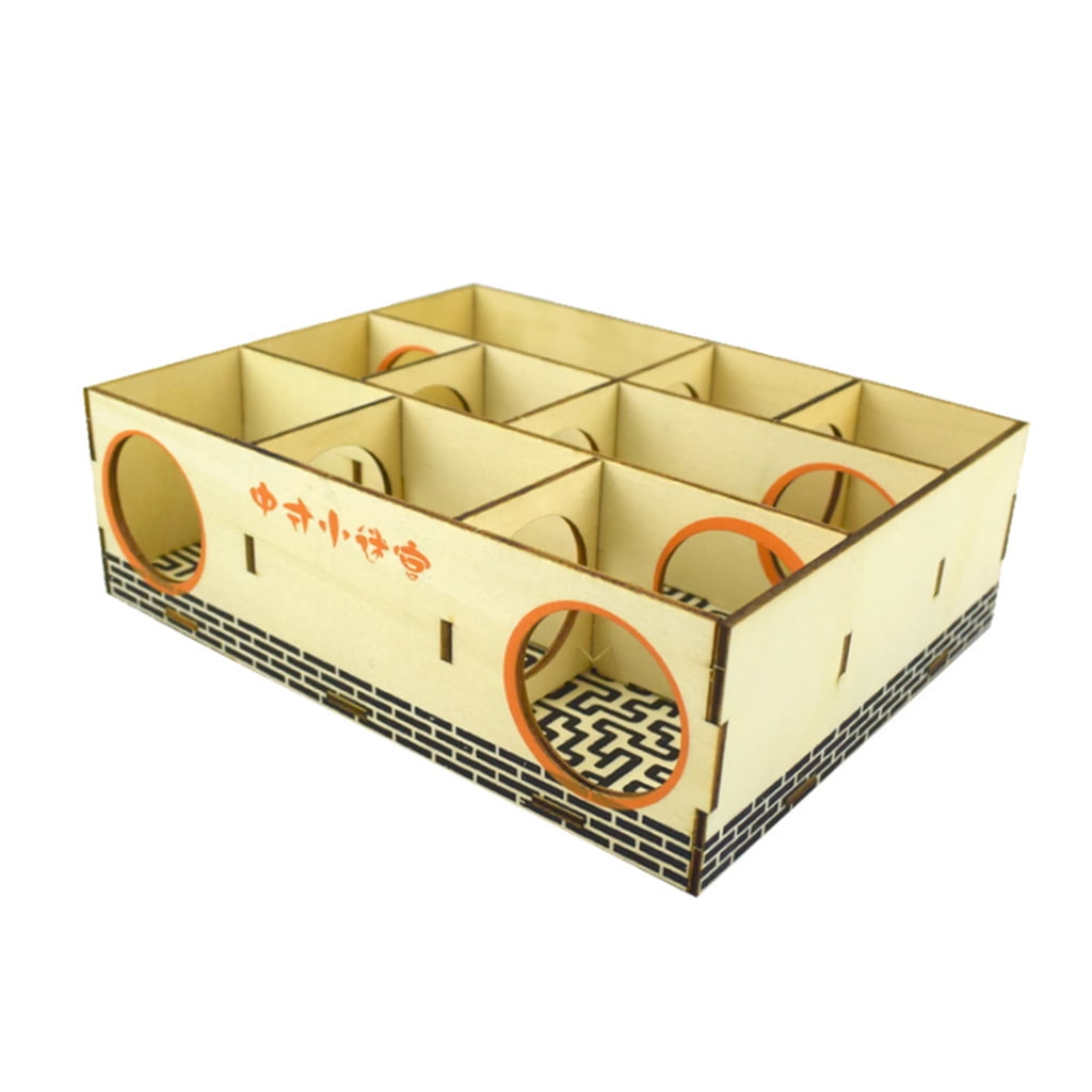 Hamster Maze Wooden Tube Rat Mouse Mice Hamsters Climbing Activity ...