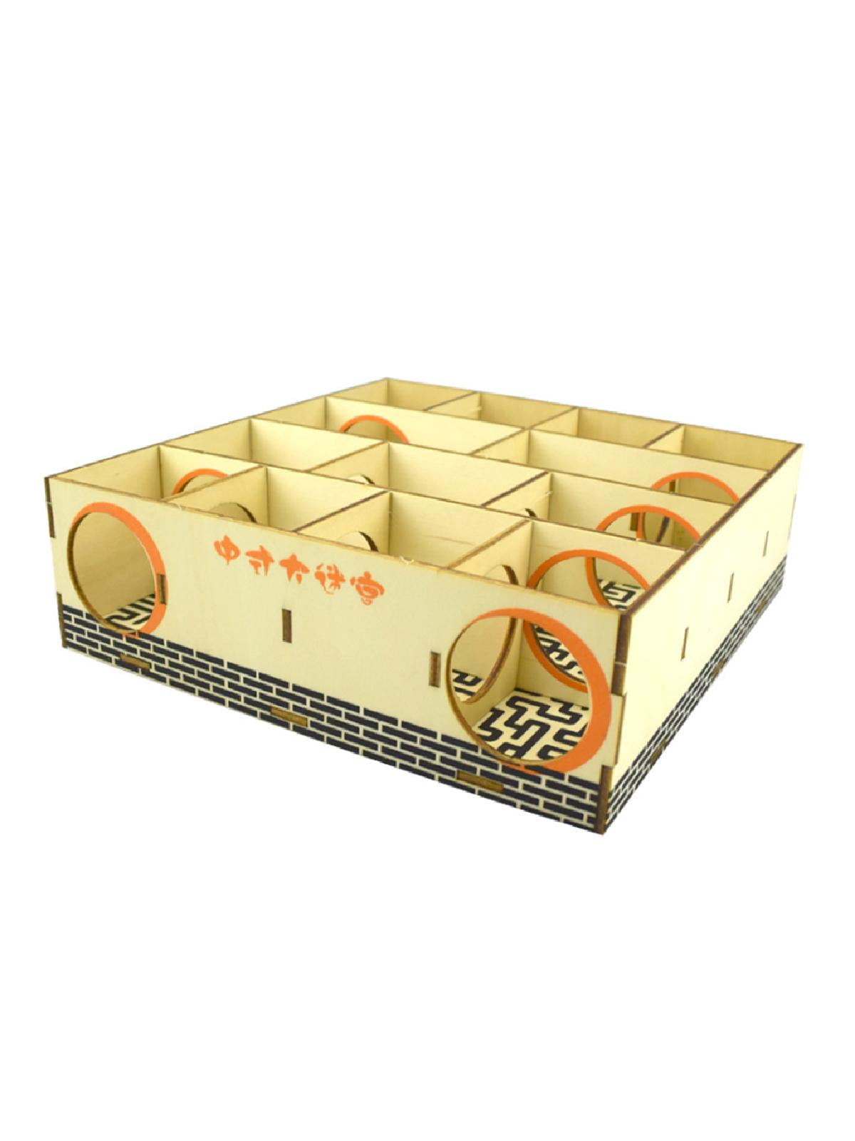 Hamster Maze Wooden Tube Tunnel Cage Seesaw House Swing SmallAn1ma1sPet ...