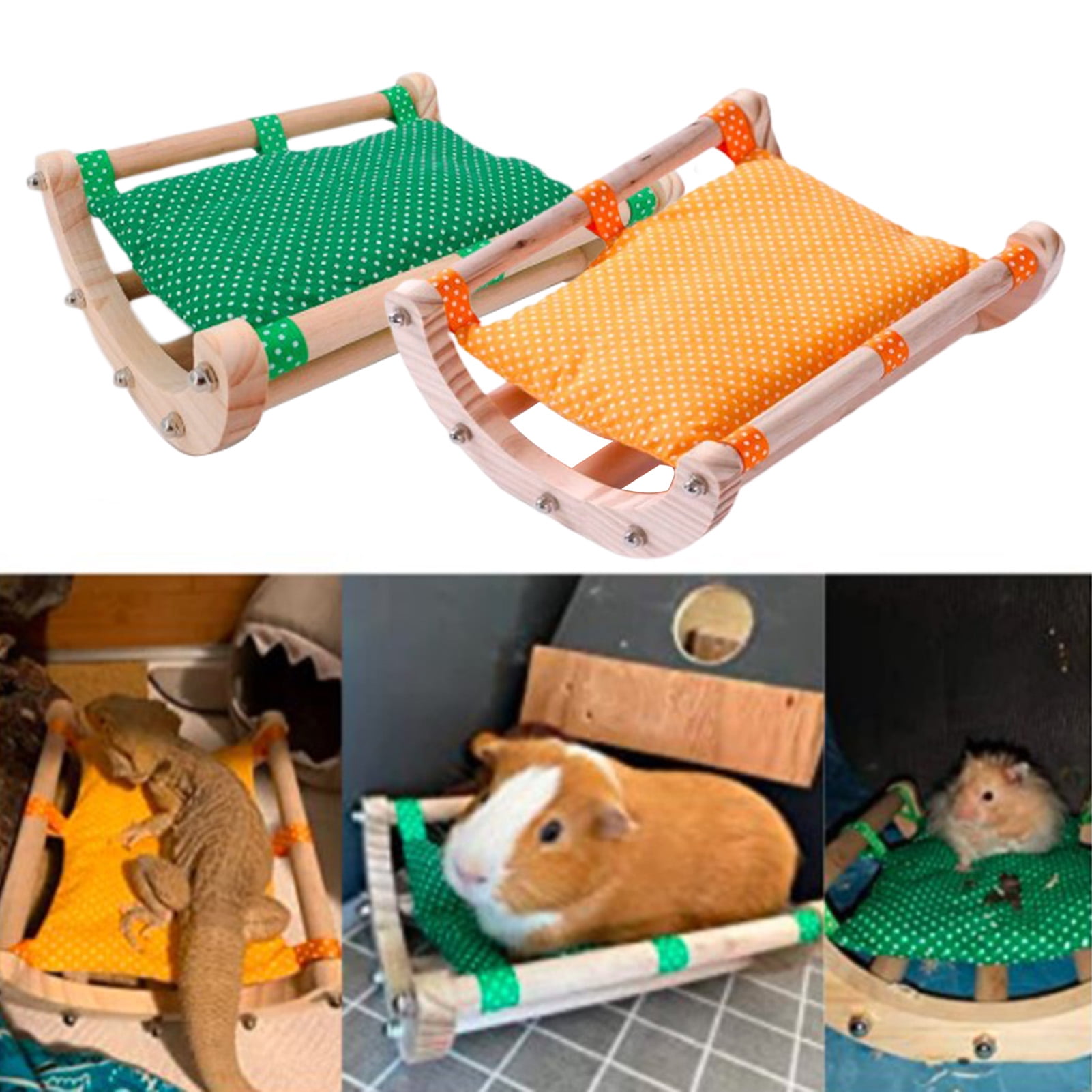 Hamster Mini Bed, Warm Small Pets Animals House Bedding, Cozy Nest Cage ...