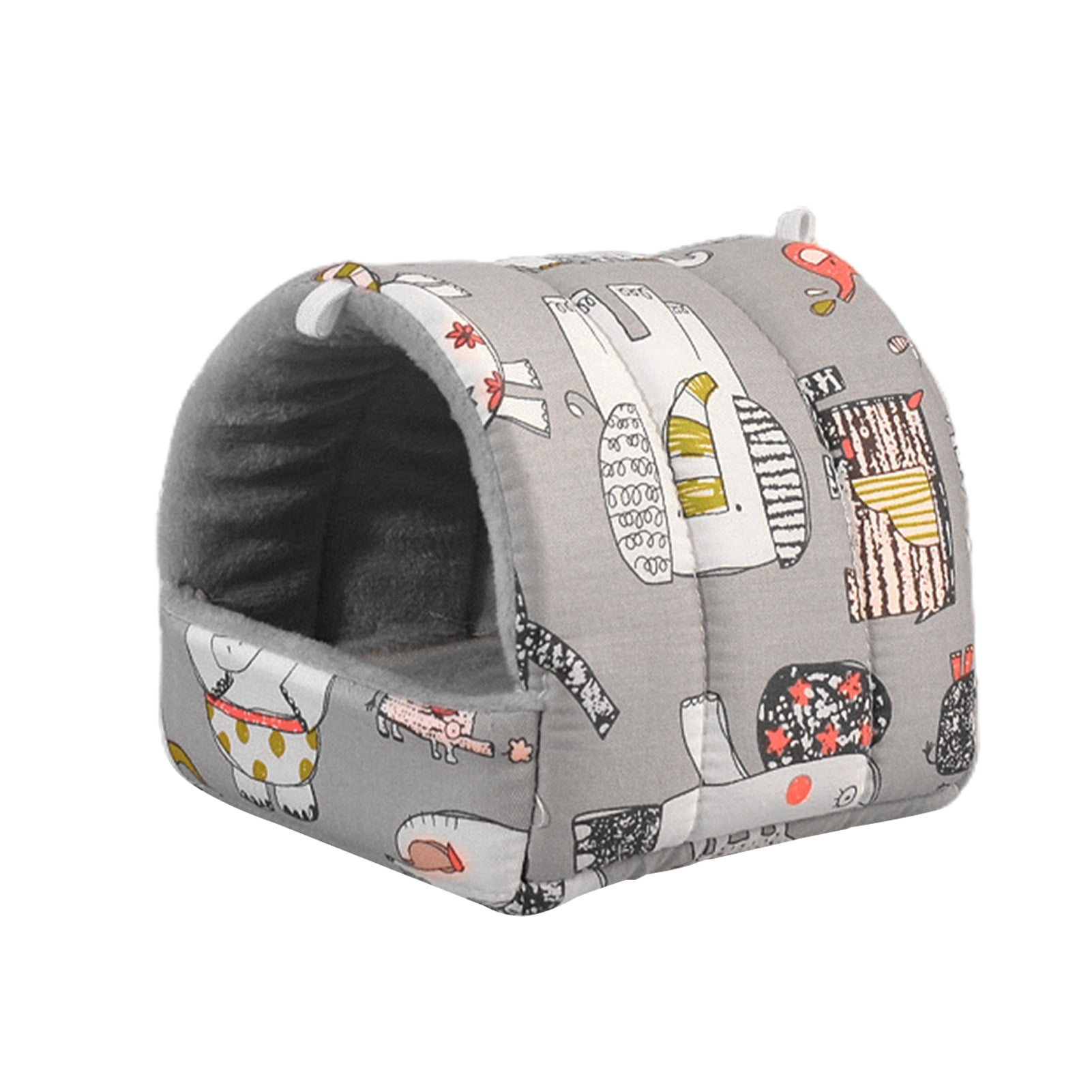 Hamster Nest Printing Semi-closed Soft Big Space Comfortable Keep Warm ...