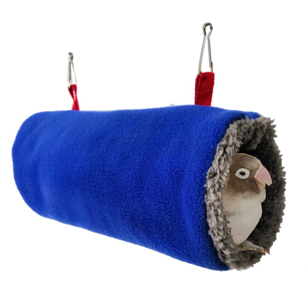 Hamster Parrot Bird Squirrel Pet Tunnel Hammock Soft Plush Cave Cage ...