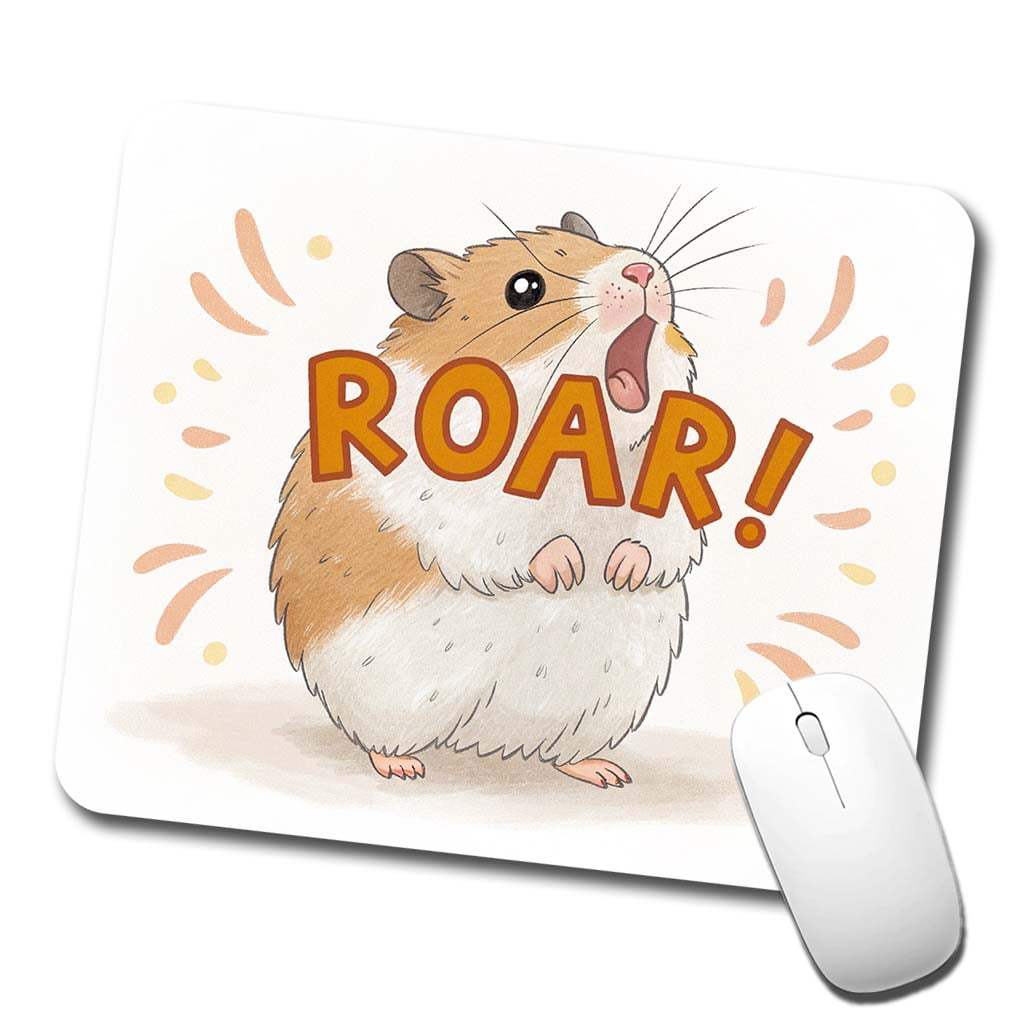 Hamster Roar Funny Mouse Pad Low Profile Gaming Mat - Walmart.com