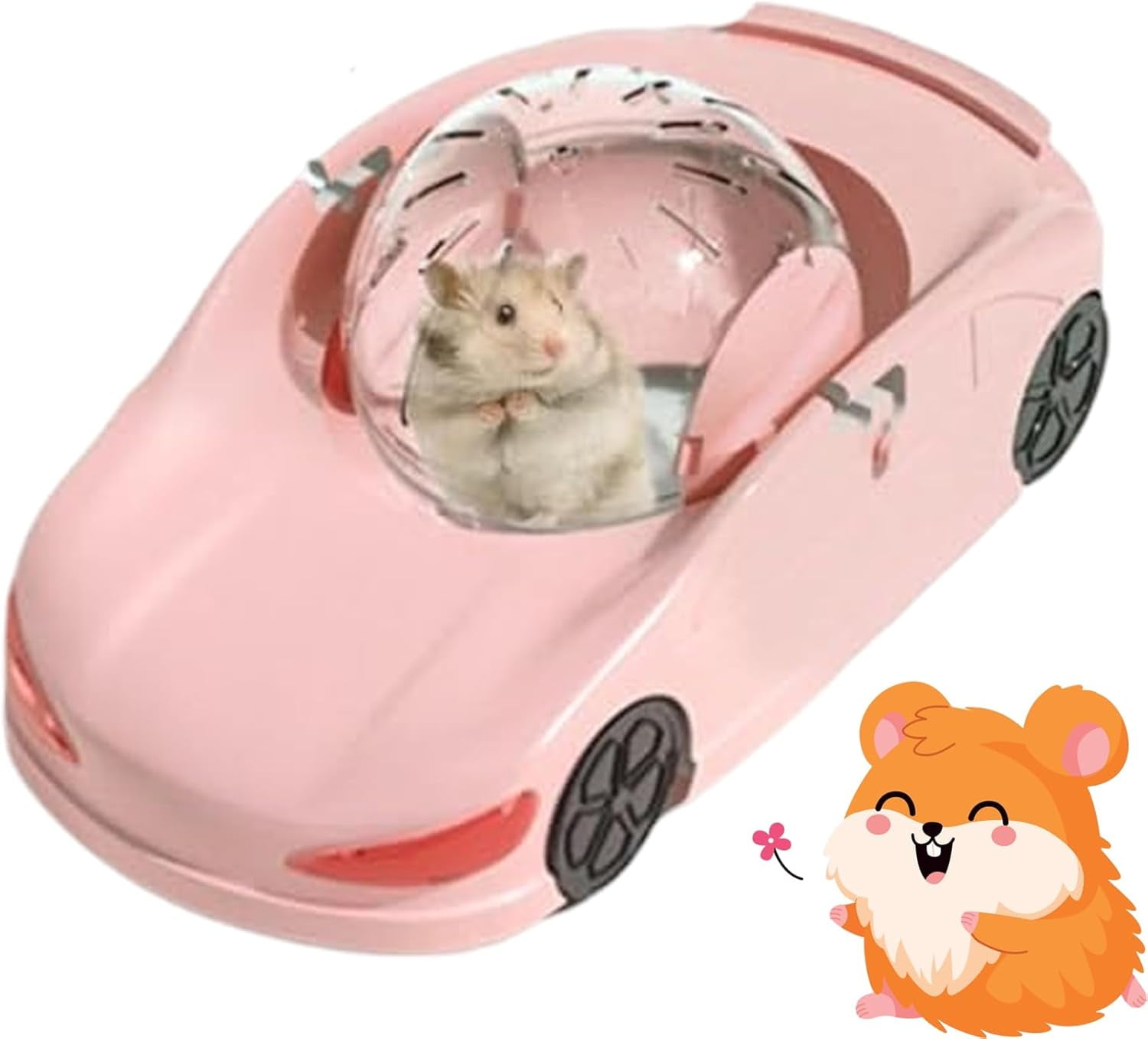 Hamster Running Ball Funny Transparent Ball, Car Running Wheel Hamsters ...