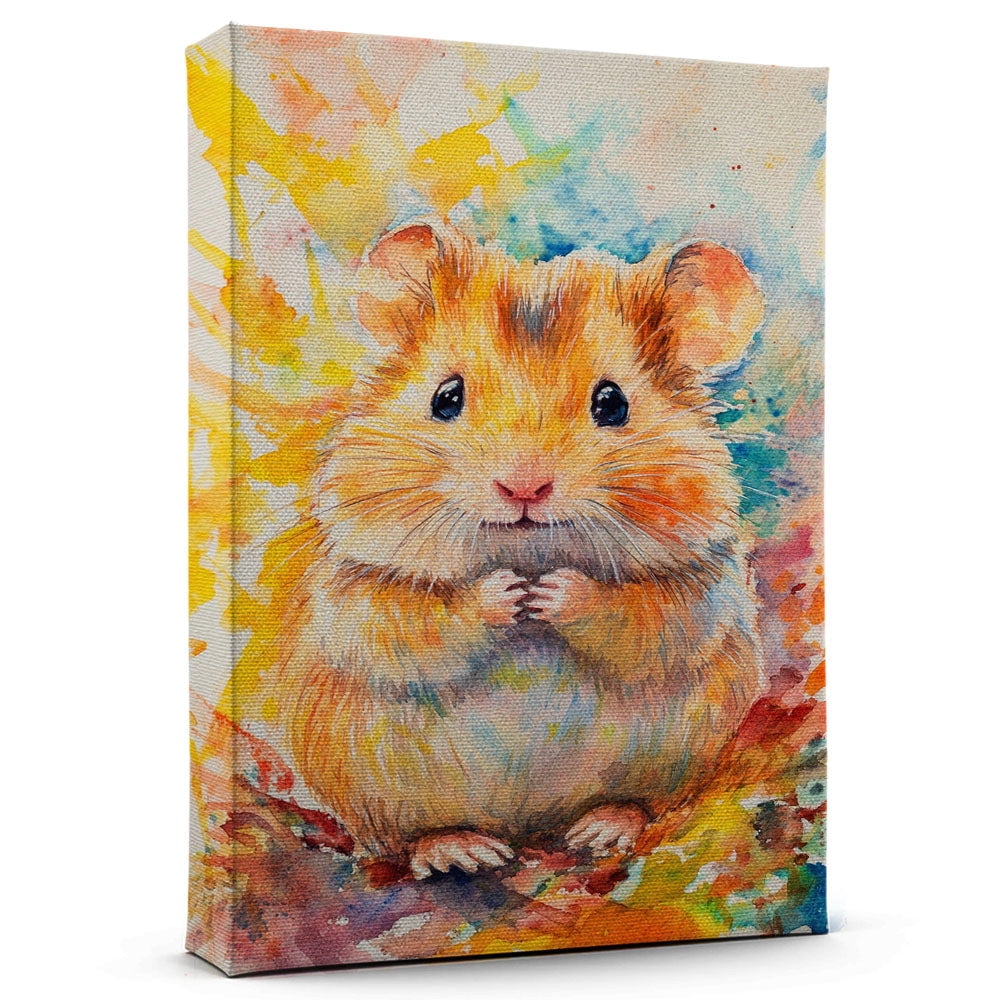 Hamster Russian Dwarf Canvas Wall Art For Bedroom Office Wall Decor ...
