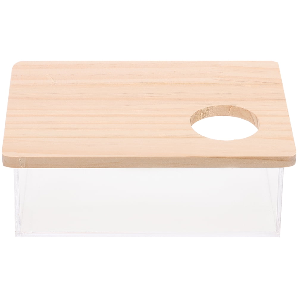 Hamster Sand Bath Box Clear Hamster Bathroom Gerbils Sand Bath ...