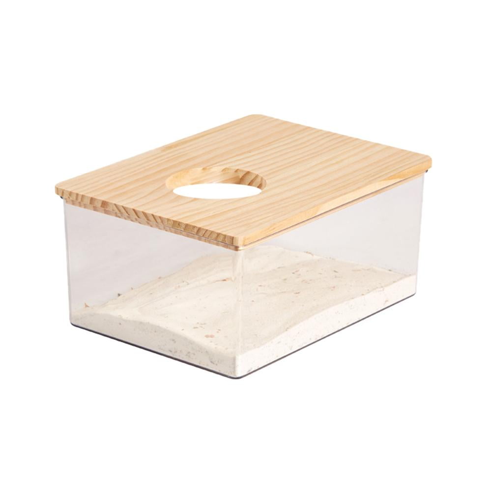Hamster Sandbox Chinchilla Bath For Hamsters Toy Pets 1x Containers ...