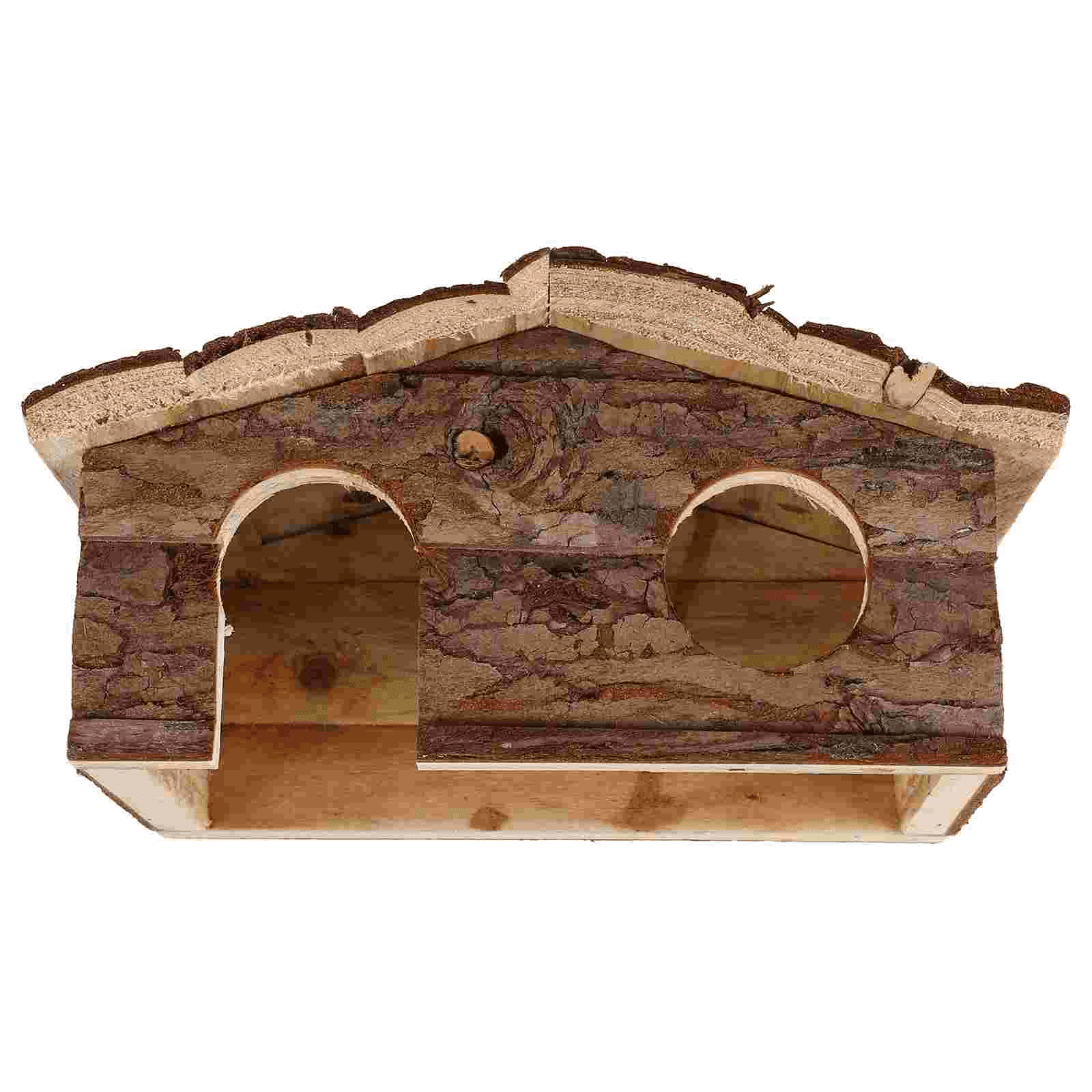 Hamster Shelter Cage Wood Cabin Hideouts Guinea Pig Houses Small Animal ...