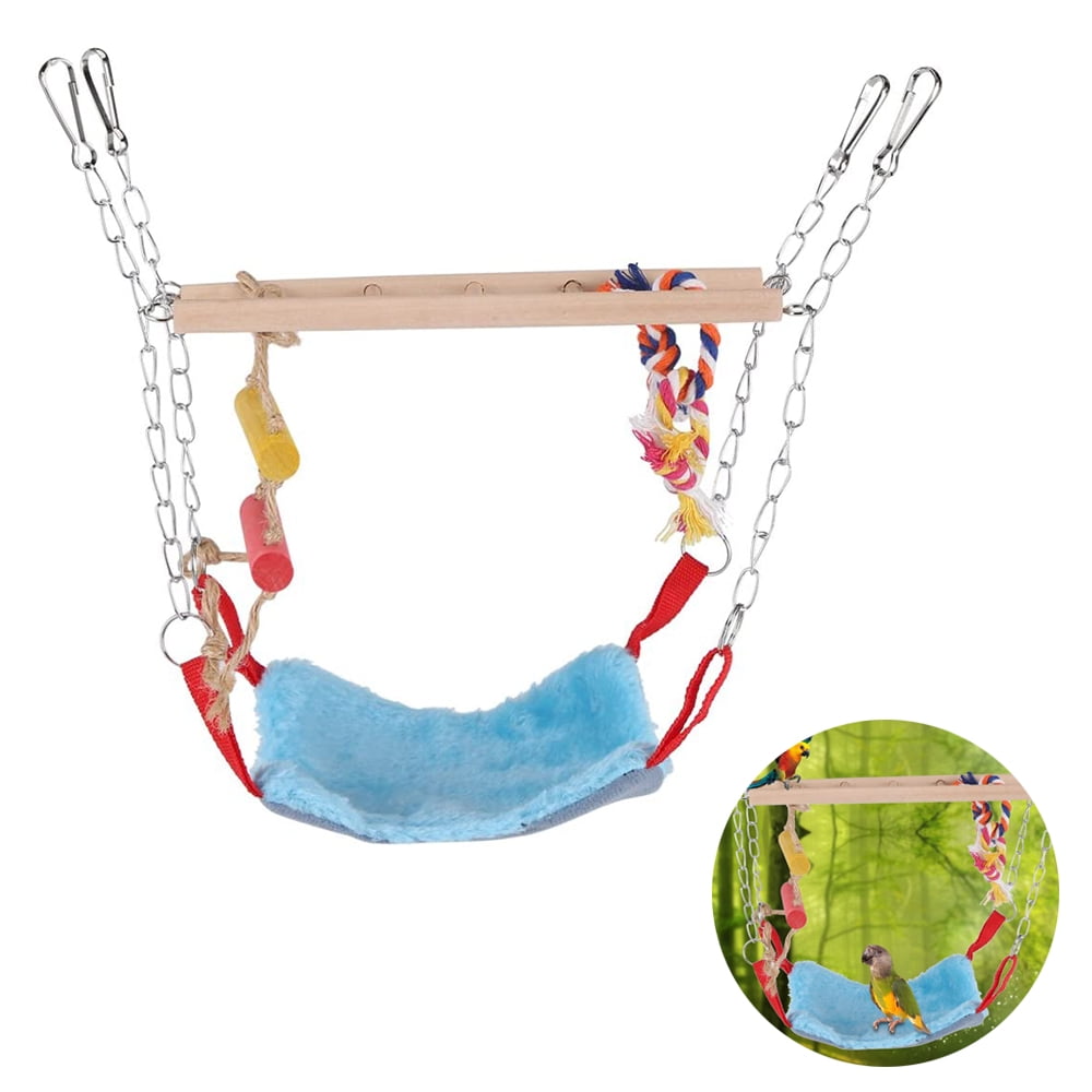 Hamster Suspension Bridge Rat Bridge with Ladder Toy Wooden Hanging ...