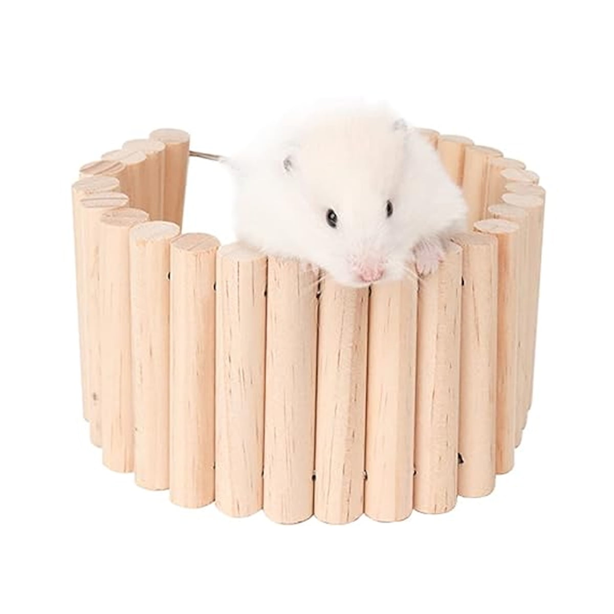 Hamster Suspension Bridge Toy - Long Climbing Wooden Ladder for ...