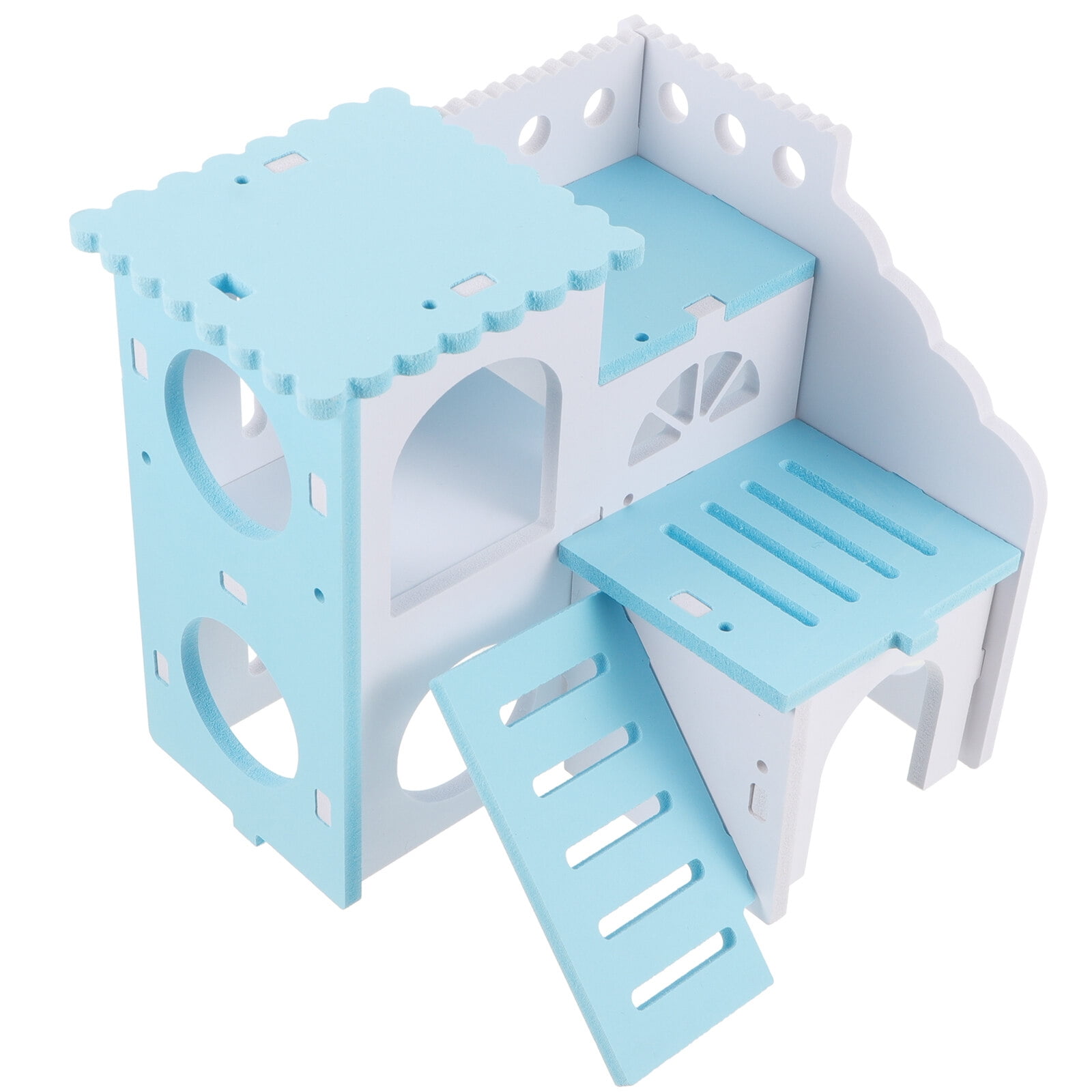 Hamster Villa Wooden Playset Toy Hideout Animal Toys Climbing Platform ...