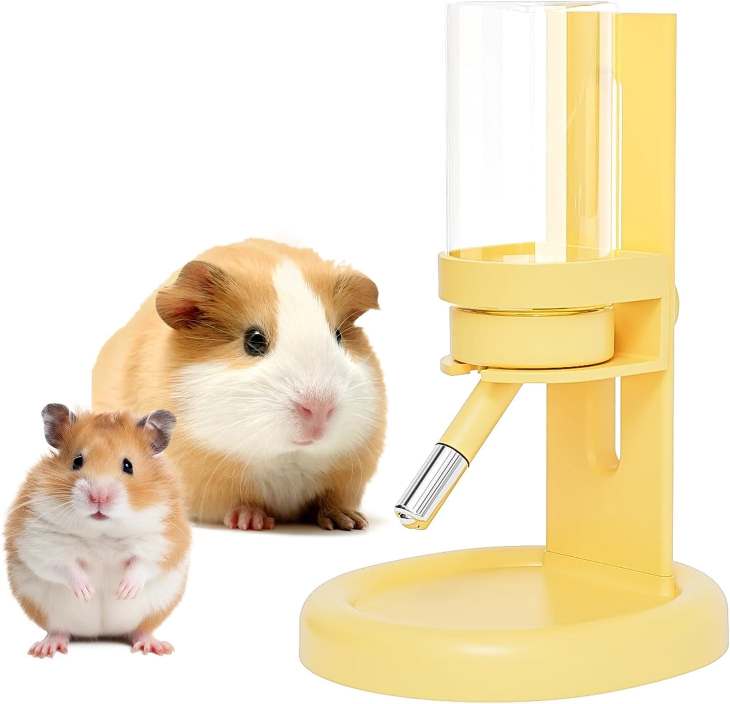Hamster Water Bottle Non-Drip - 4 oz Water Bottle for Glass Tanks with ...