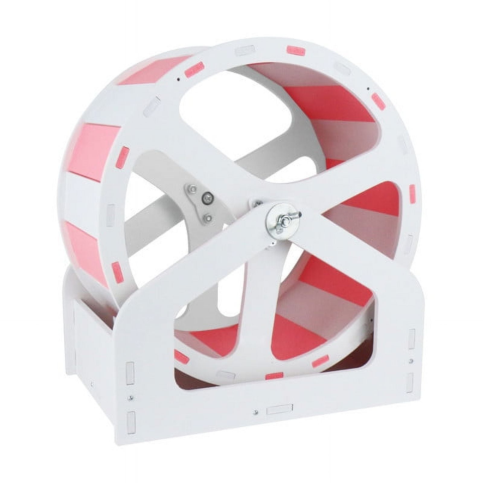 Hamster Wheel PVC Wood Plastic Board Silent Hamster Exercise Wheel with ...