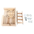 Hamster Wood Platform Toys Funny Interactive Large Space Hamster ...
