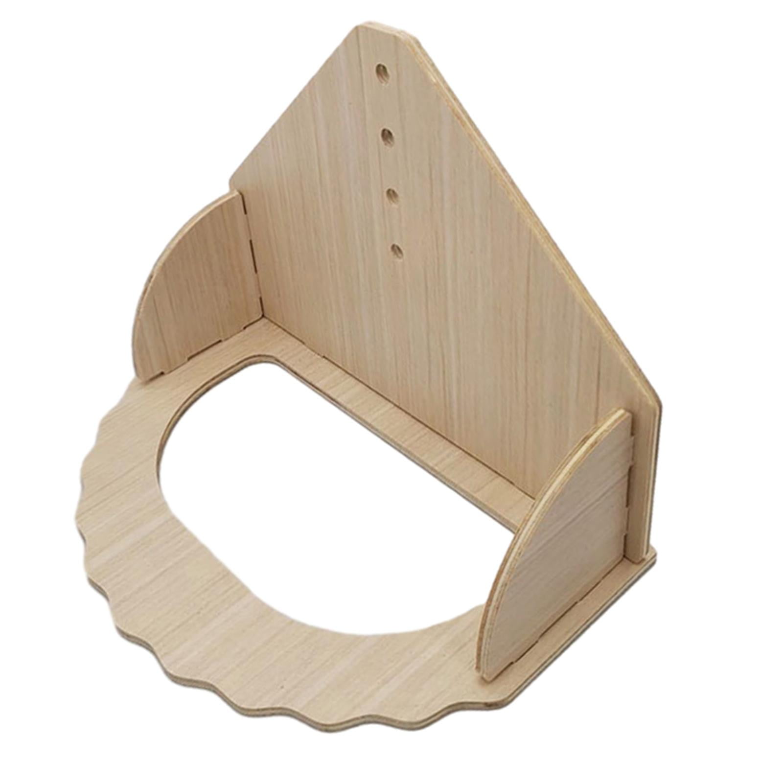 Hamster Wooden Running Wheel Exercise Wheels Toys for Guinea Pig Kitten ...