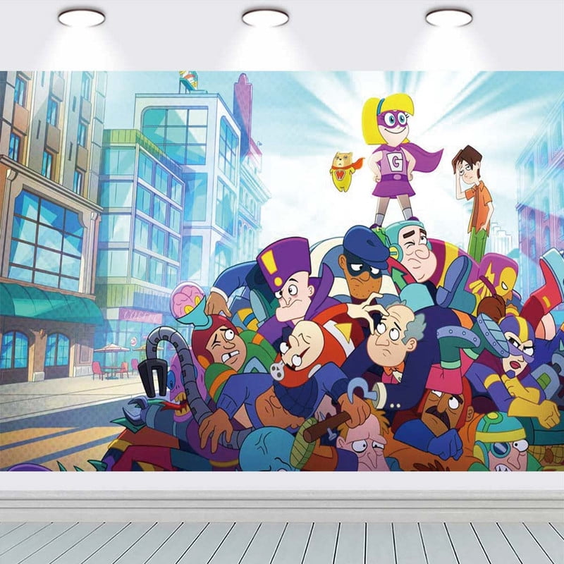 Hamster and Gretel Party Supplies Backdrop Banner Poster Birthday ...