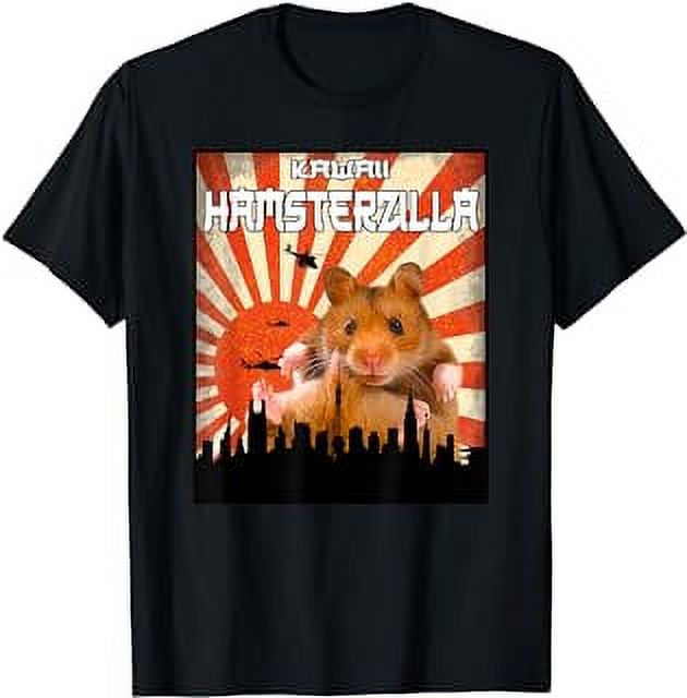 HamsterZilla Hamster, Cute Hamster Monster Kawaii Tee T-Shirt - Walmart.com