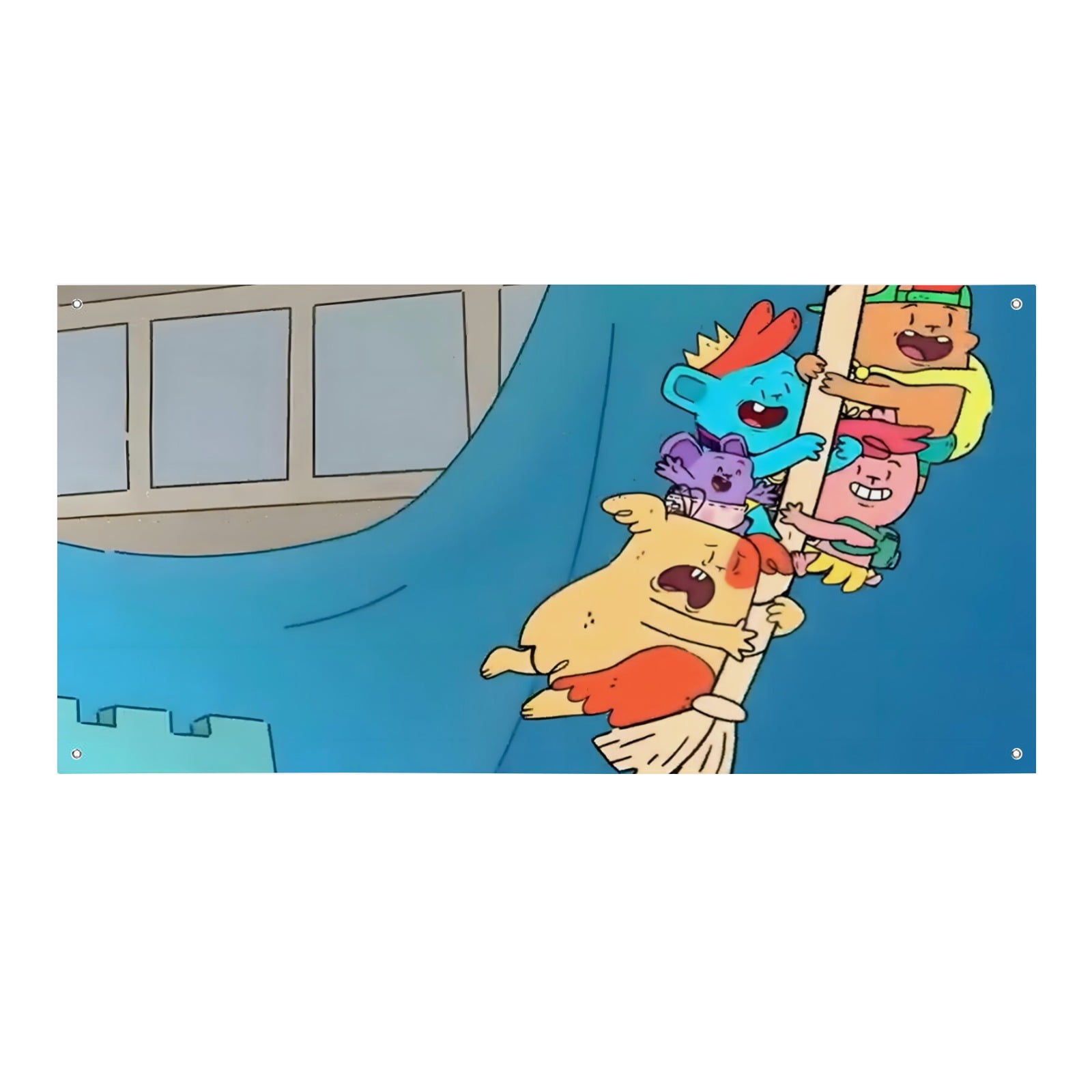 Hamsters of Hamster Dale-Theme Backdrops Banner Birthday Party Decor ...