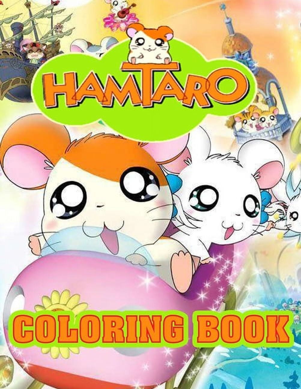 Cute Hamtaro Coloring Pages
