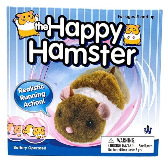 Hamusuta Happy Hamster in Ball - Realistic Toy Pet for Kids and Friends - Walmart.com