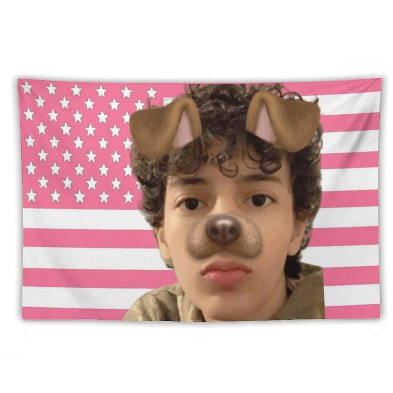 Hamzah tapestry Funny Pink flag Poster Tapestry for College Dorm Decor ...