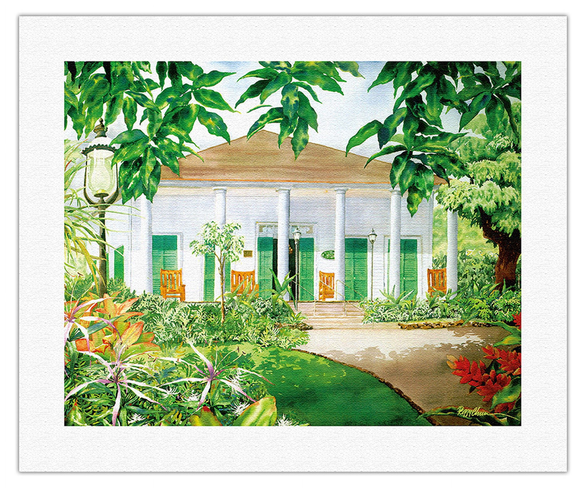 Hanaiakamalama - Queen Emma of Hawaii Summer Palace - From an Original ...