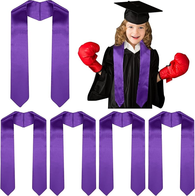Hanaive 6 Pcs 45 Inch Unisex Preschool Graduation Stole Kindergarten ...