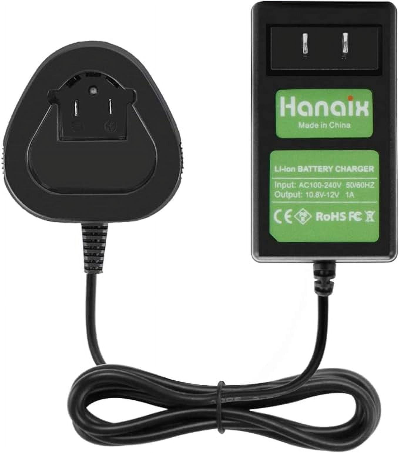 Hanaix 12V Lithium Battery Charger Compatible with Bosch BC330 BAT411 ...